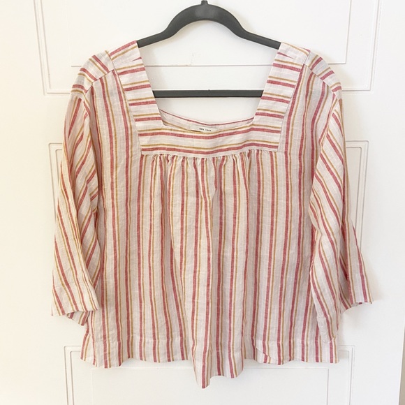 Rachel Zoe | Tops | Nwt Rachel Zoe Striped Linen Top Size S | Poshmark